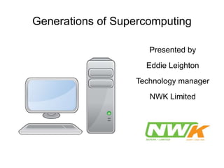 Generations of supercomputing | PPTX