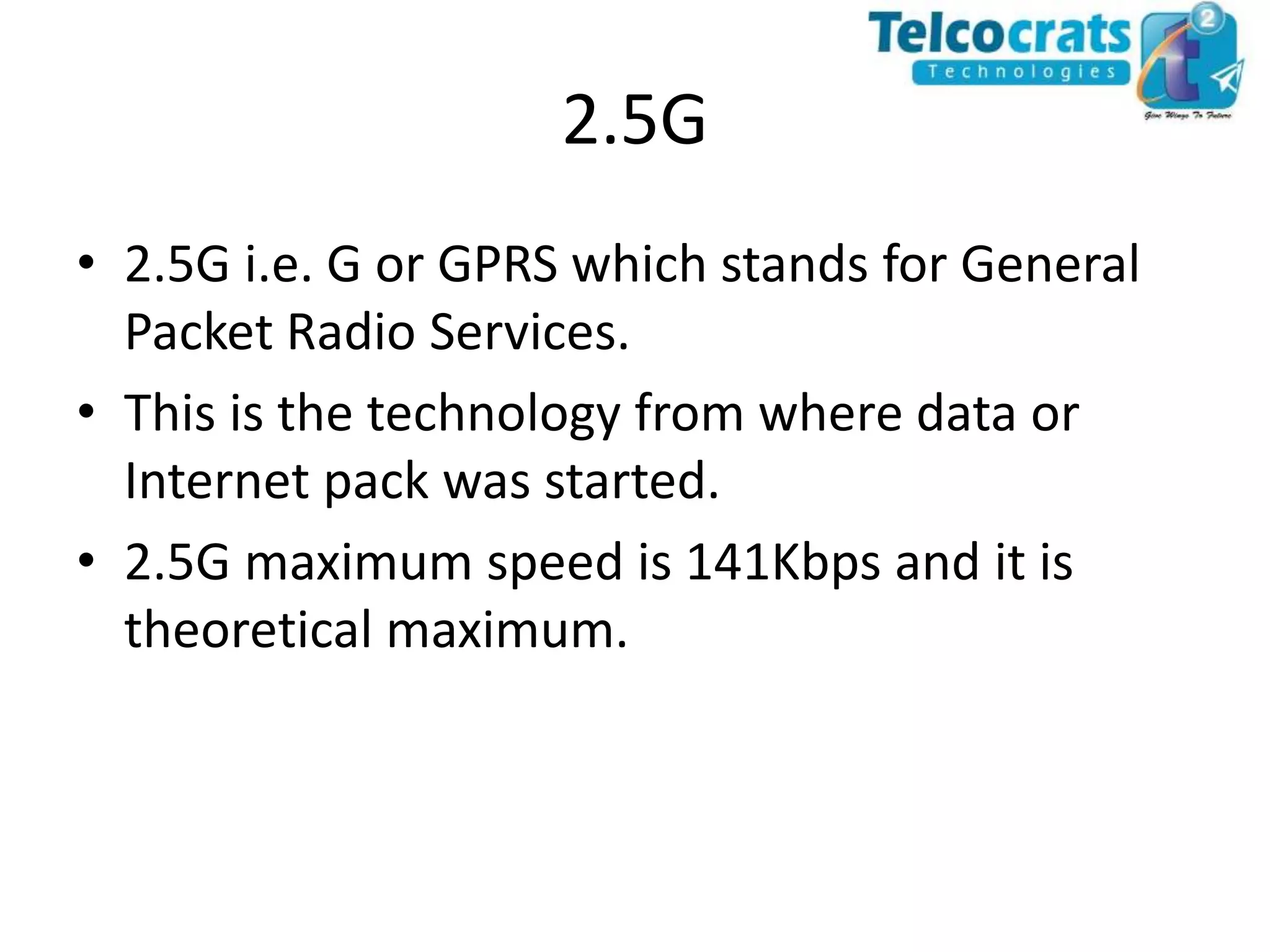 Generations of telecom | PPTX