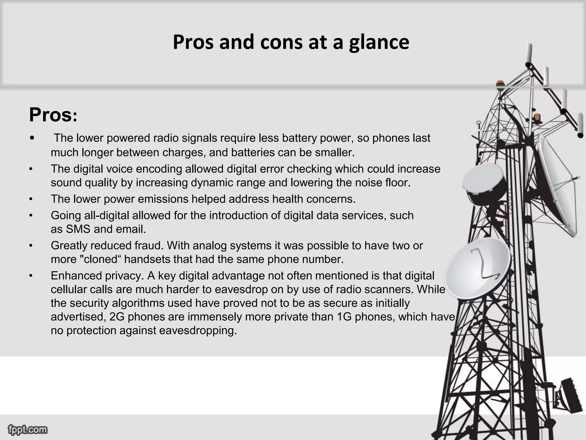 Generations of Telecommunication | PPTX