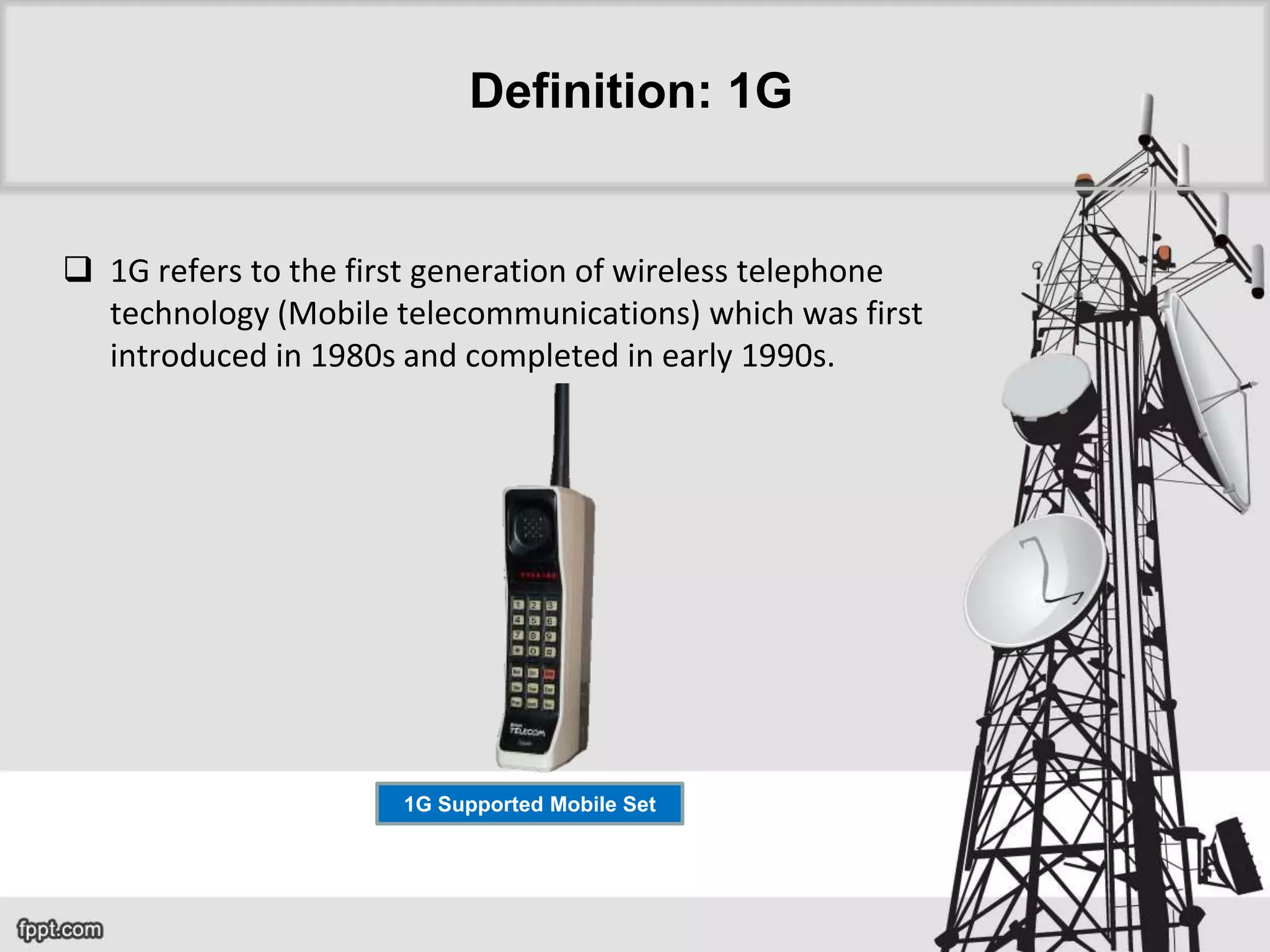 Generations of Telecommunication | PPTX