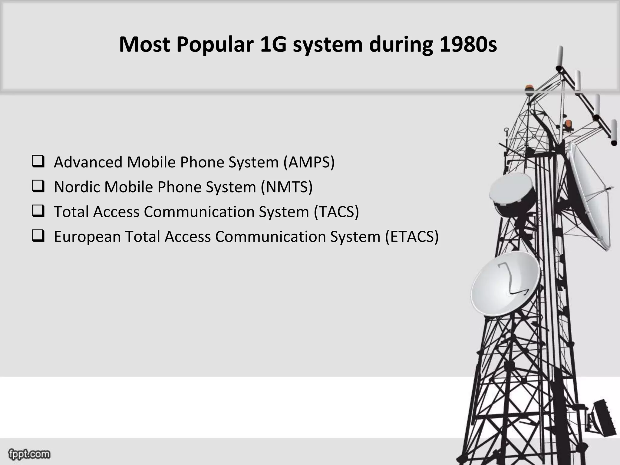 Generations of Telecommunication | PPTX