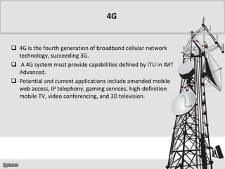 Generations of Telecommunication | PPTX