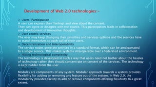 Generations of web 1.0, 2.0 and 3.0 | PPTX | Web Design and HTML | Internet