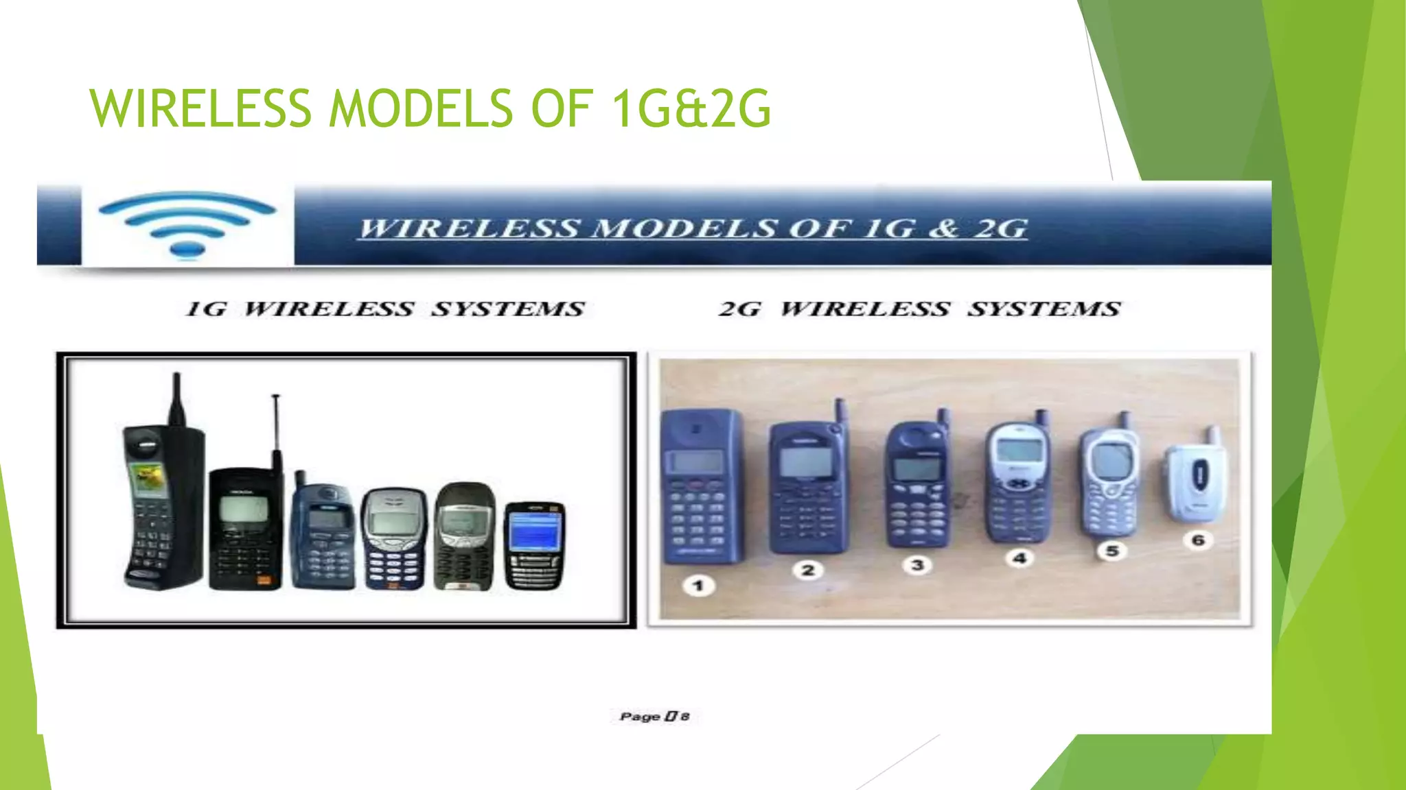 Generations of wireless technologies | PPTX