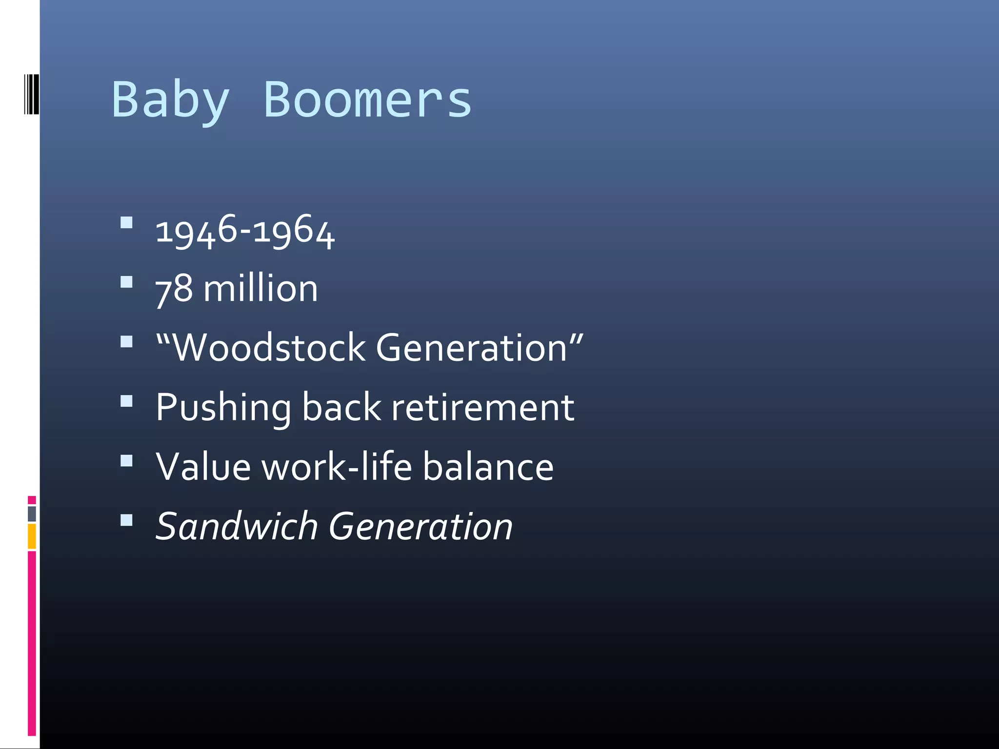 Generations @ work | PPT