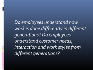 Generations @ work | PPT