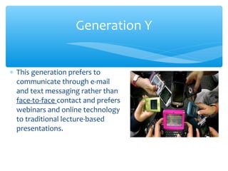 Generations and Communication | PPT