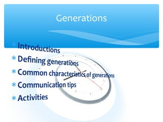 Generations and Communication | PPT | Remote Working | Careers