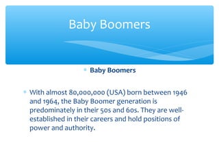 Generations and Communication | PPT