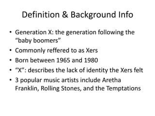 Generation X | PPTX