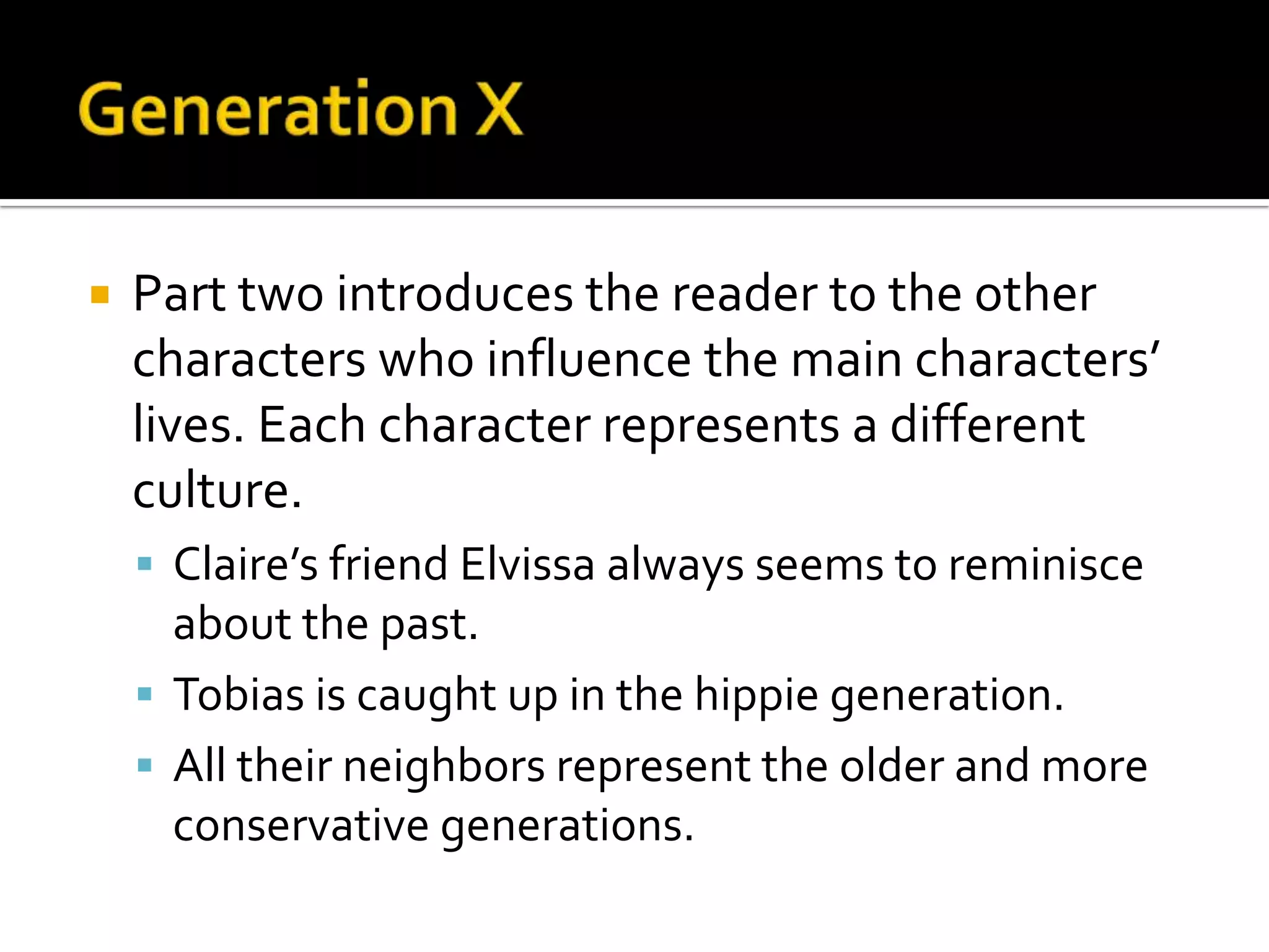 Douglas Coupland / Generation X | PPTX