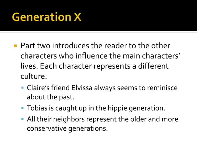 Douglas Coupland / Generation X | PPTX