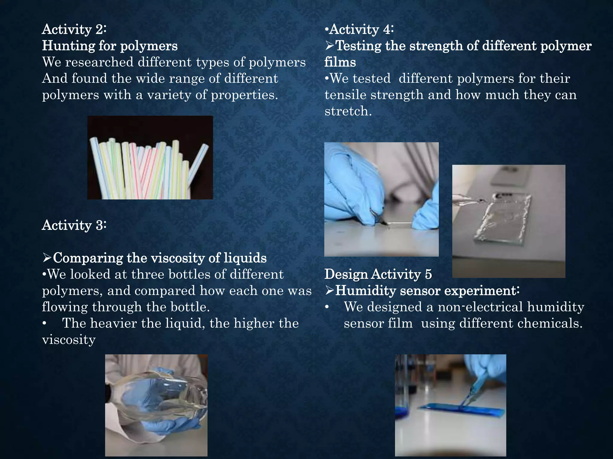 Polymers, Humidity Sensing Packaging material Idm14 | PPTX