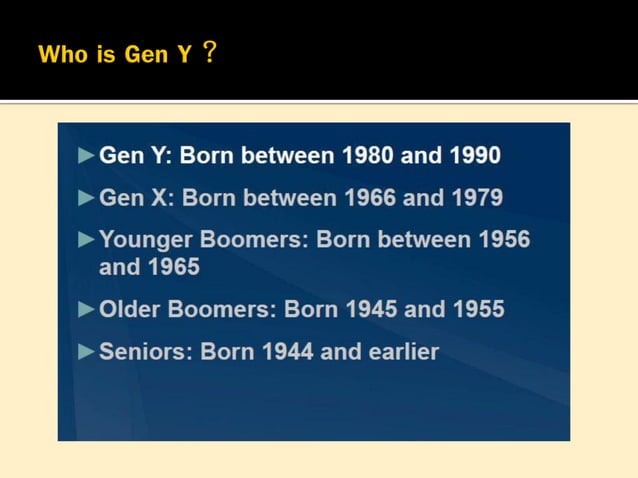Gen Y กับการบริหารจัดการ Generation Y | PDF