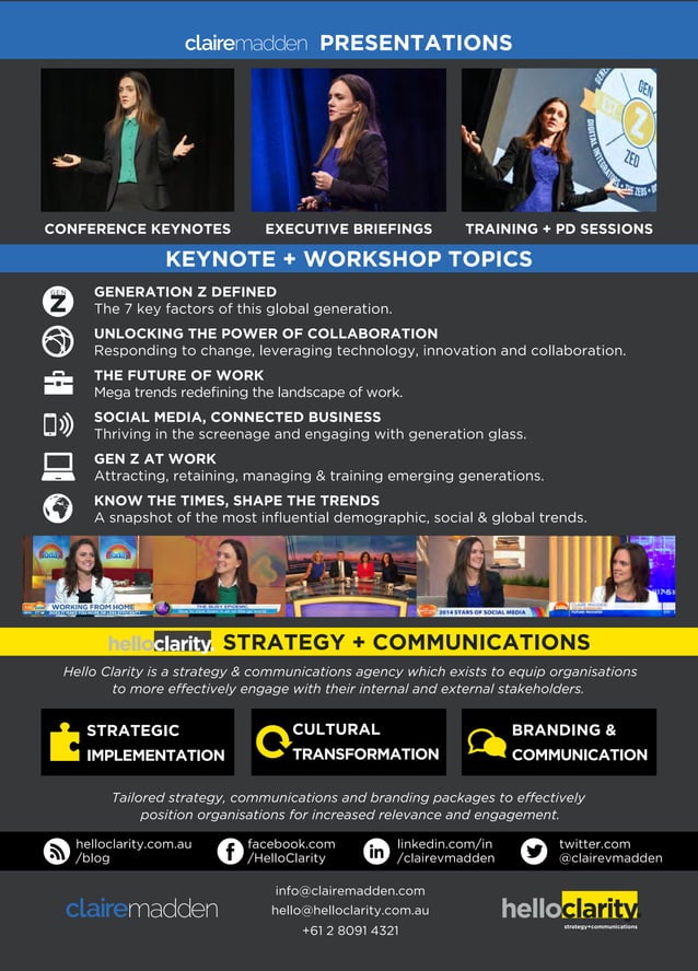 Generation Z Infographic | Claire Madden | PDF