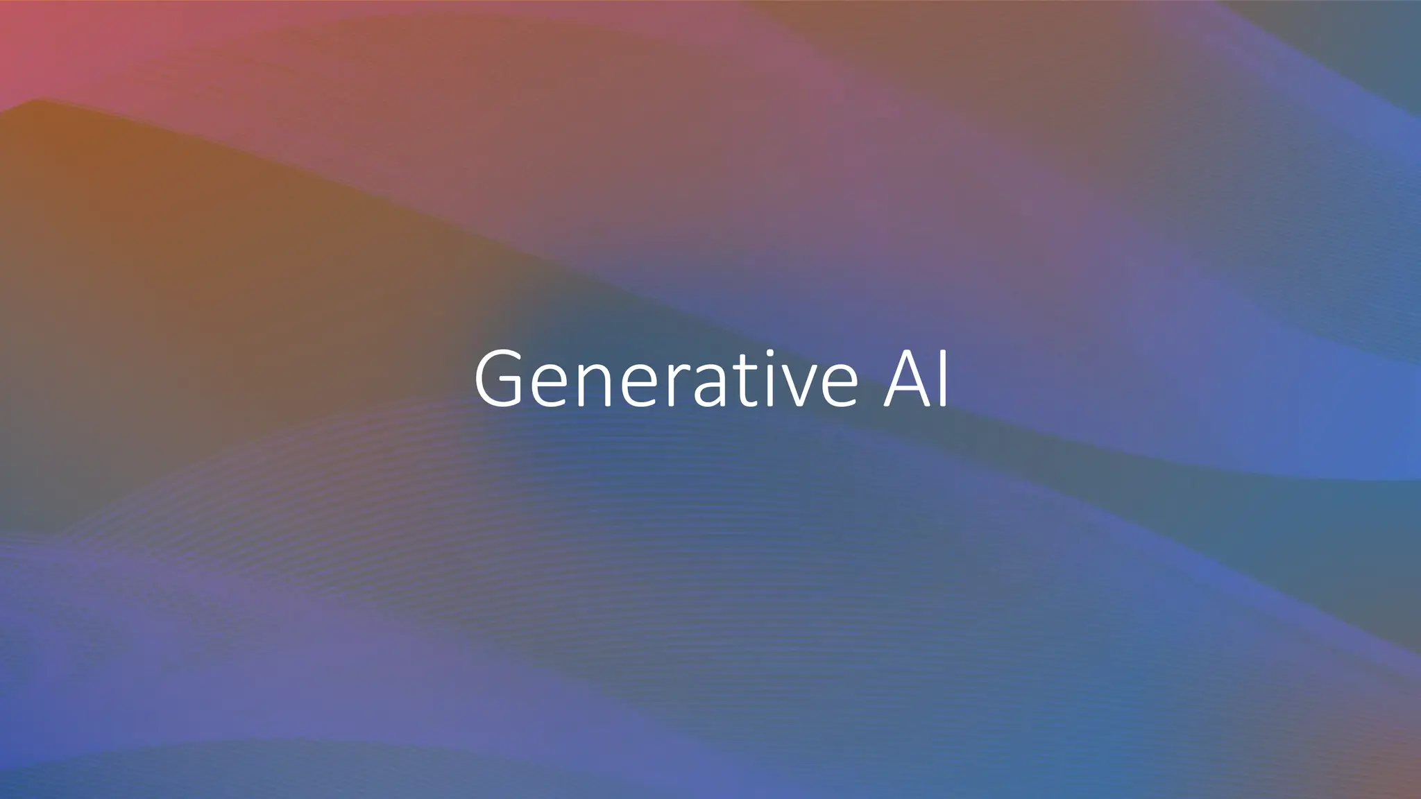 Generative AI this is just for starting of ppt | PPT