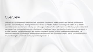 Generative ai 101 guide | ppt presentation | PDF