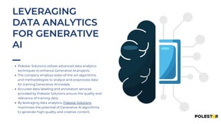Unleashing the Creative Power: Generative AI and Data Analytics | PPT