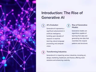 Generative AI: Transforming Creativity and Innovation | PDF