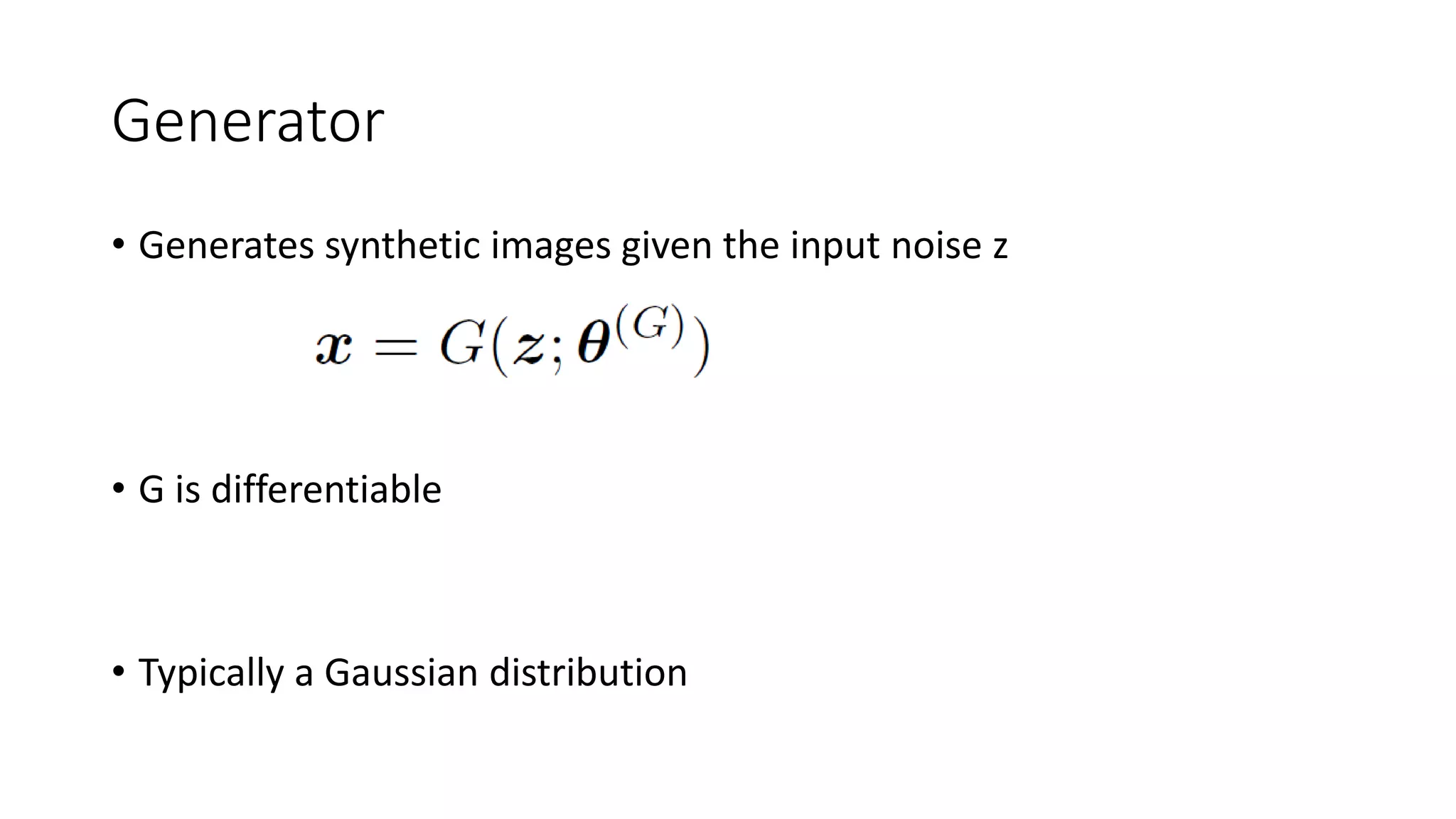 Generative Adversarial Networks : Basic architecture and variants | PDF