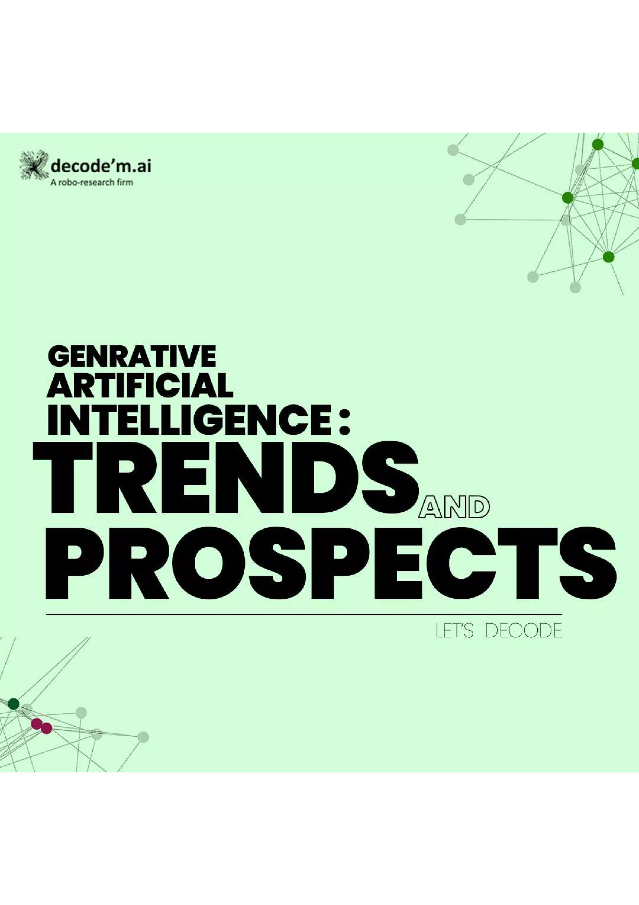 Generative AI November 2022 | PDF