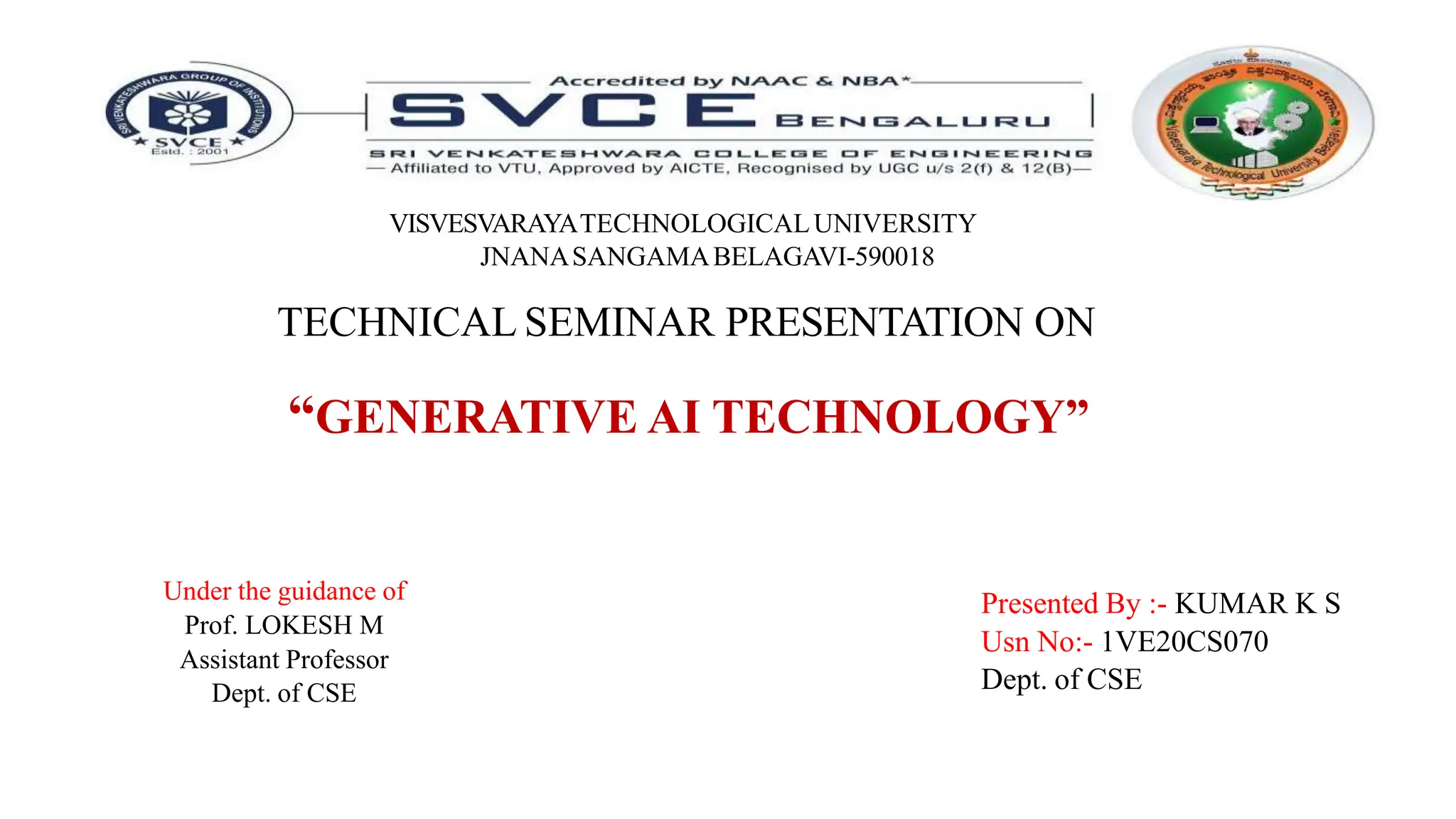 Generative AI or GenAI technology based PPT | PPTX