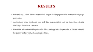 Generative AI or GenAI technology based PPT | PPTX