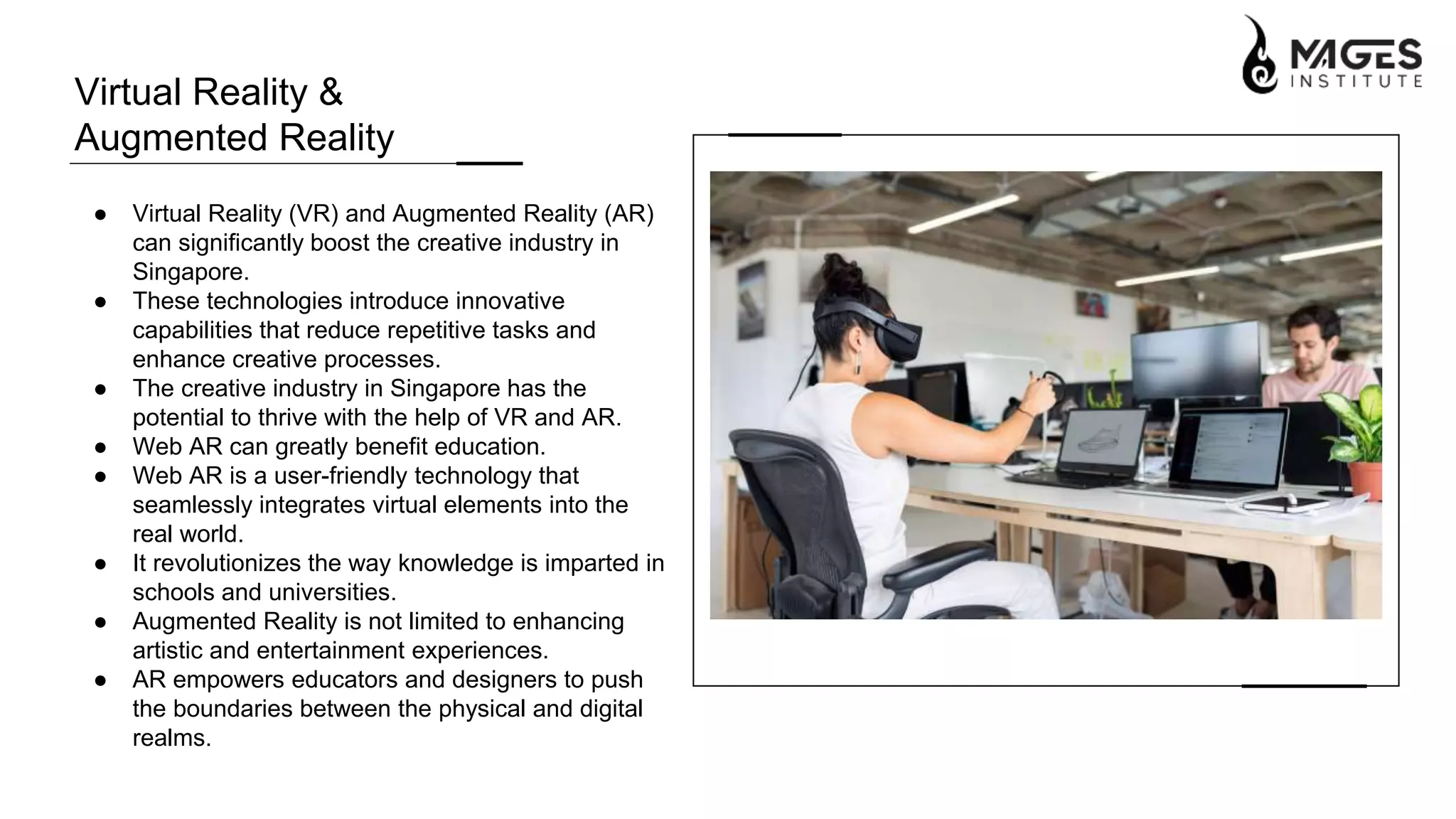 How is Generative AI Revolutionizing Content Creation in AR/VR? | PPTX