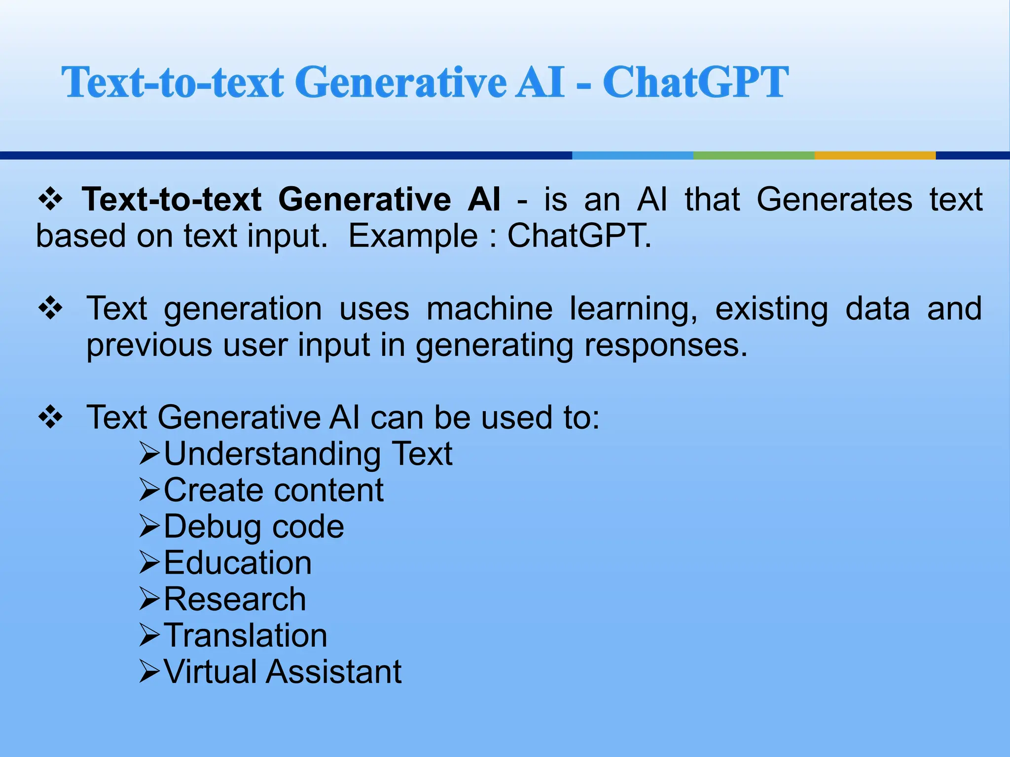 Generative Ai And Chatgpt Scope Of Ai And Advance Generative Ai Pptx Artificial