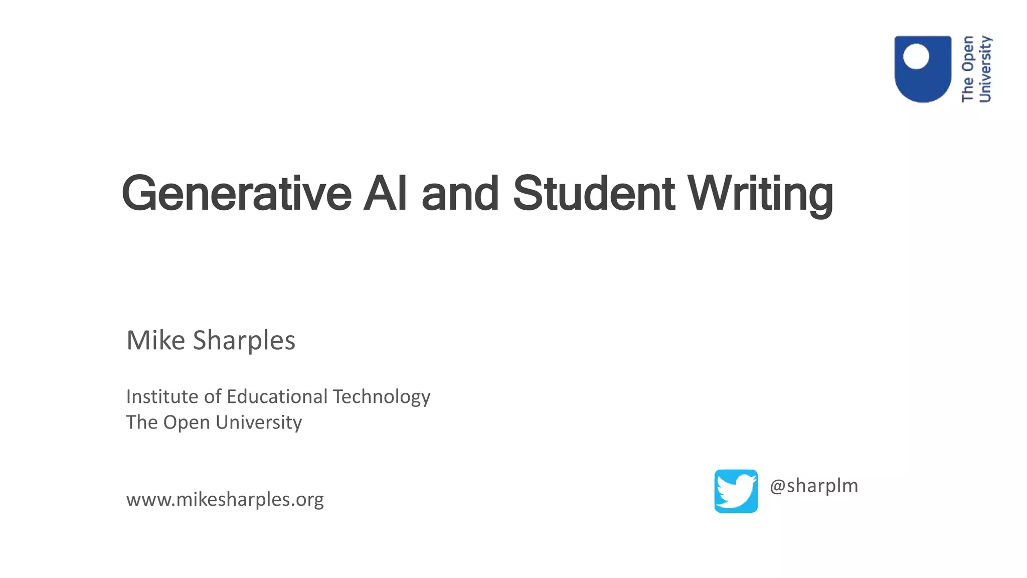 Generative AI and Student Writing.pptx