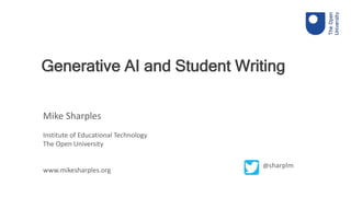 Generative AI and Student Writing.pptx
