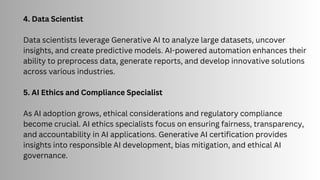 Generative AI Certification Course 2025 | PDF