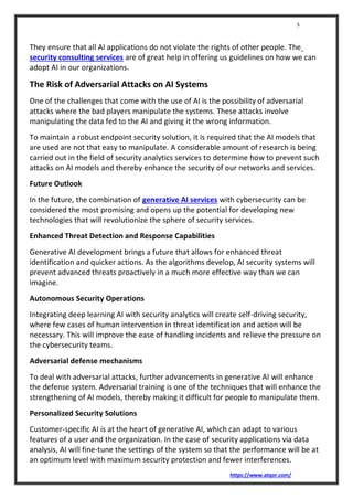 Generative AI Cybersecurity Solutions Shaping the Future of Cyber ...
