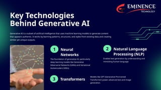 What is Generative AI Development? Explain | PPTX