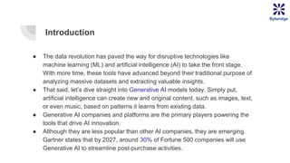 Generative Artificial Intelligence (GEN AI) Models.pptx