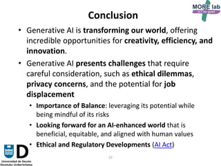 Generative AI How It's Changing Our World and What It Means for You ...