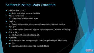 Generative AI in CSharp with Semantic Kernel.pptx | Web Development | Internet