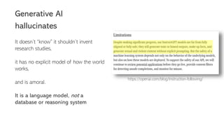 Generative AI for Teaching, Learning and Assessment | PPTX