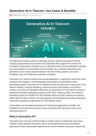 Generative AI in Telecom Use Cases amp Benefits.pdf