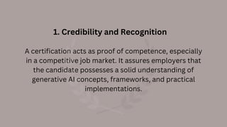 Exploring Generative AI Certification: Unveiling the History, Benefits ...