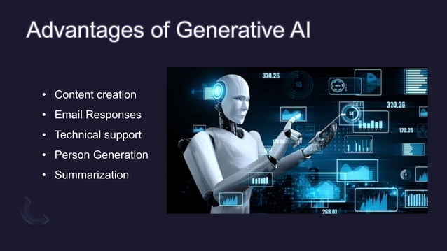 Generative AI Presentation which contains Overview of it with pros and ...