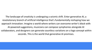 Generative AI Redefining Creativity and Innovation.pdf