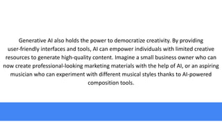 Generative AI Redefining Creativity and Innovation.pdf