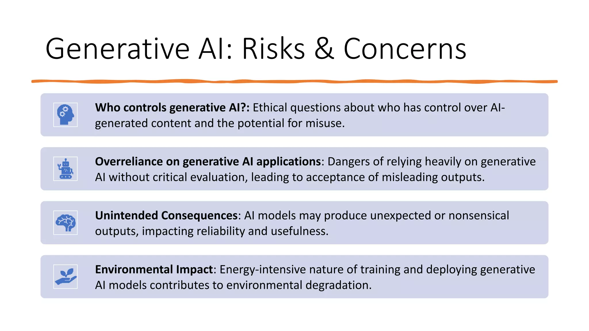 Generative AI Risks & Concerns | PPTX
