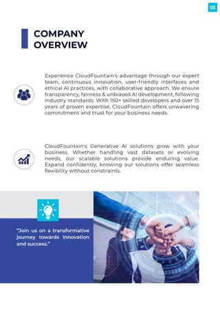 Custom Generative AI Services in USA - CloudFountain | PDF