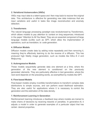 Generative AI: Top Use Cases, Solutions, and How to Implement Them | PDF