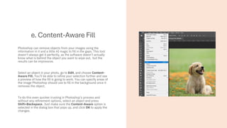 Generative AI Training about Adobe Photoshop | PDF