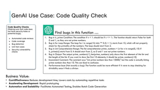 Generative AI Use cases for Enterprise - Second Session | PPTX
