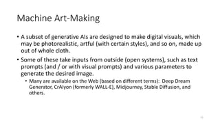 Art-Making Generative AI and Instructional Design Work: An Early ...
