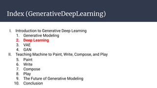 Generative deeplearning #02 | PPT